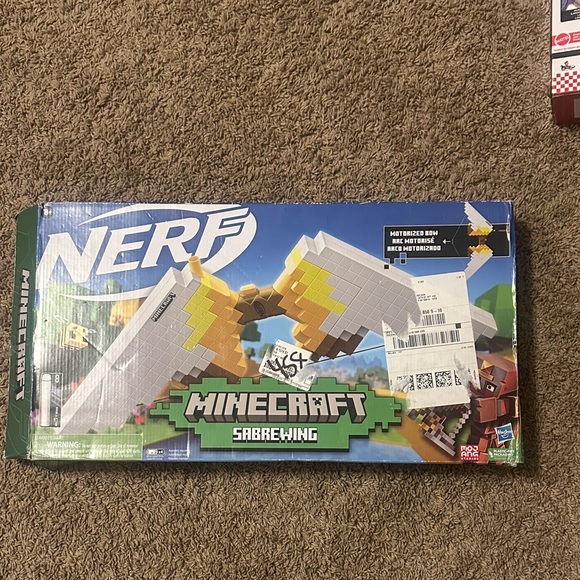 Nerf | Toys | Nerf Minecraft Sabrewing Bow | Poshmark